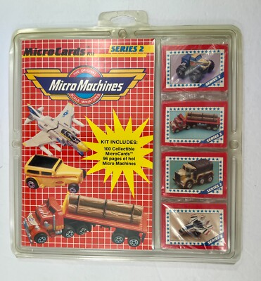 New Vintage 1989 Original Micro Machines Micro Cards Series 2 Free ...