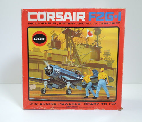 COX 049 CORSAIR F2G-1 Control Line Plane Vintage Box | eBay