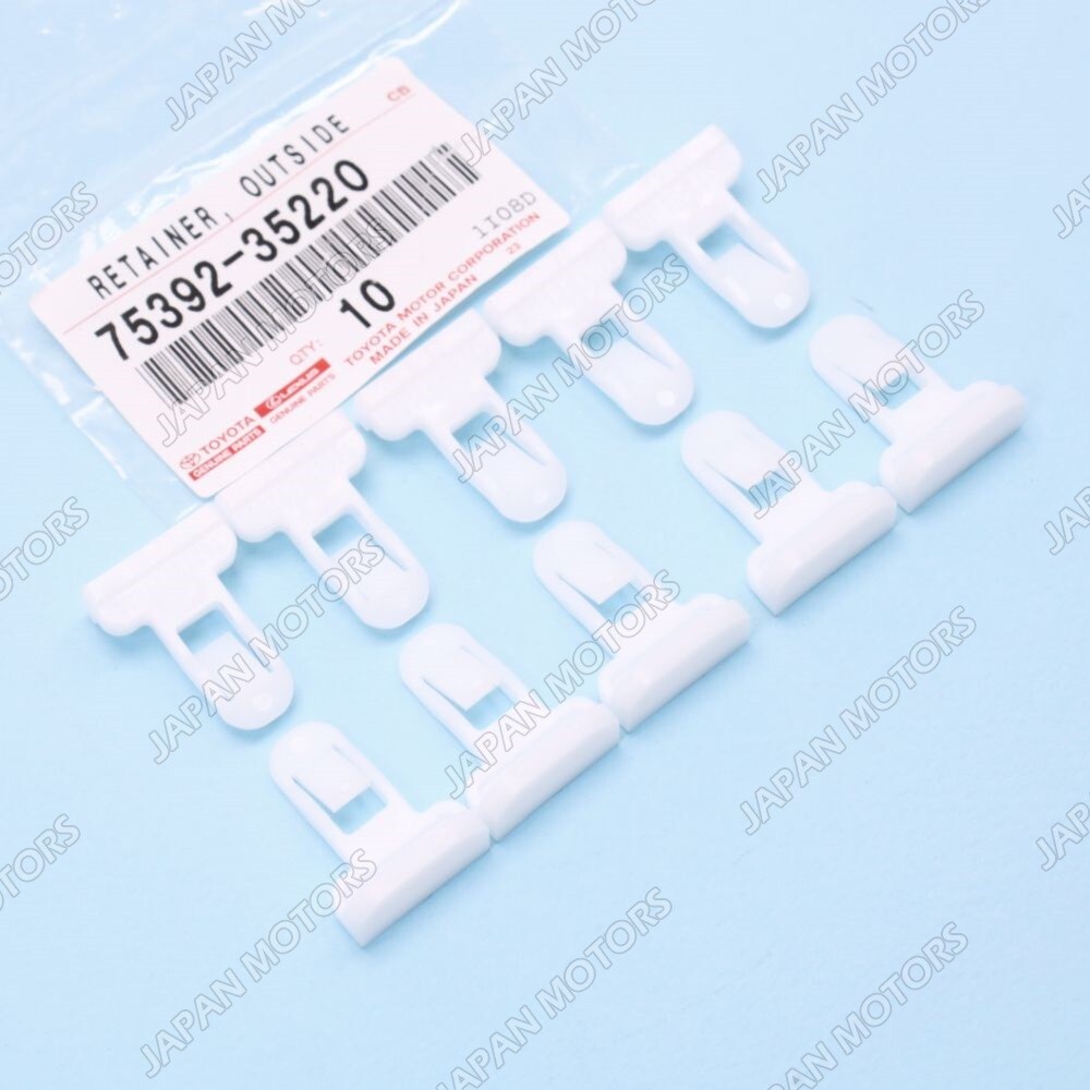 x10 Genuine TOYOTA Front Bumper Fog Bezel Retainer Sub Assy Lower ...