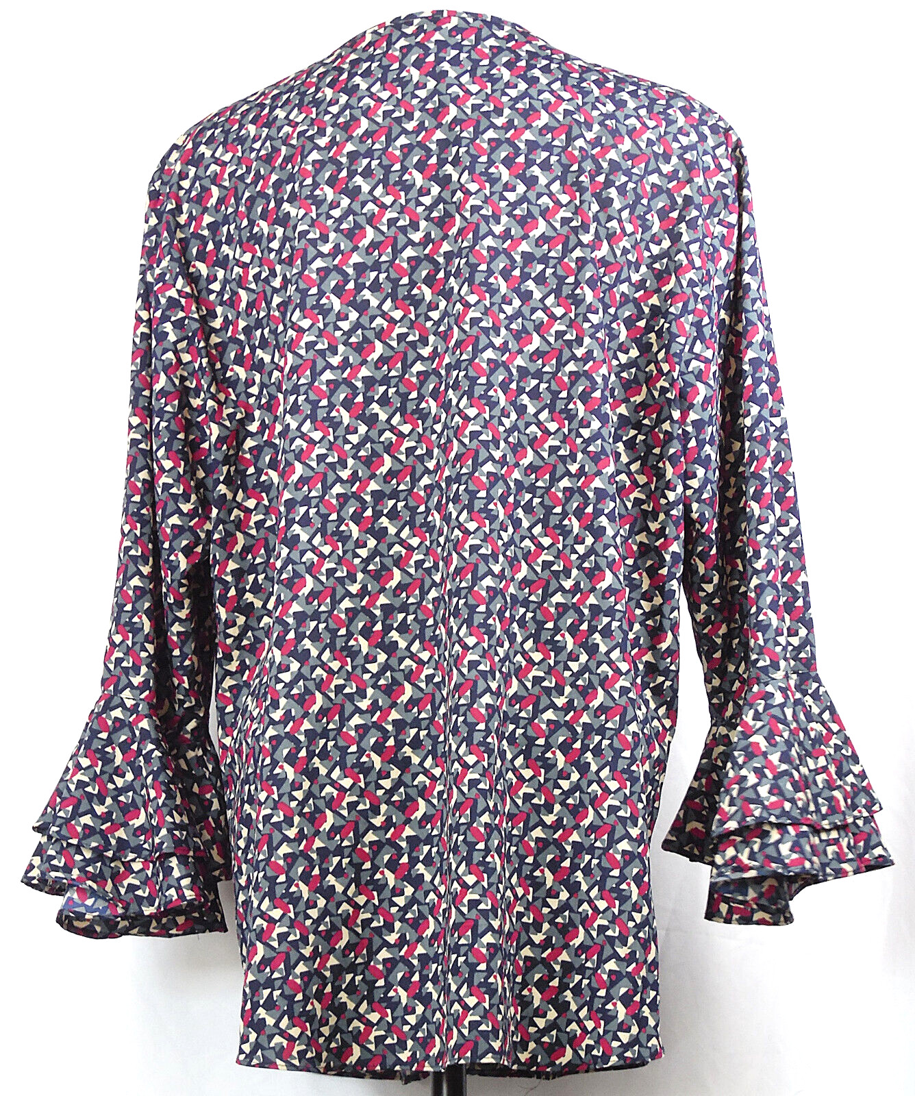 Lauren Ralph Lauren Navy, Gray & Dark Red Popover 3/4… - Gem