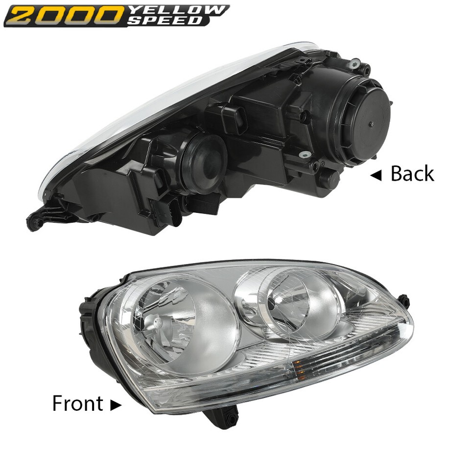 Left & Right Headlights Assembly Fit For 2005-2010 Volkswagen Jetta ...