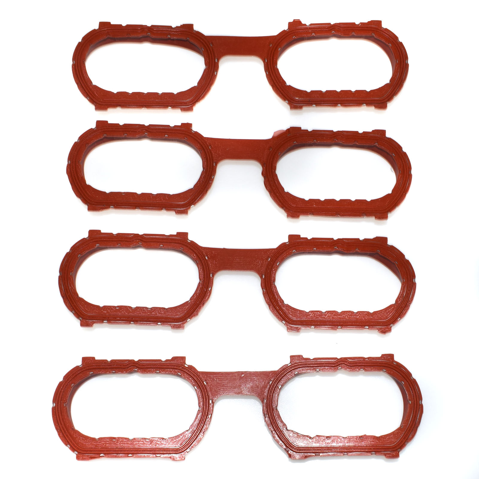4Pcs Intake Engine Manifold Cover Gasket 11611433328 for BMW 540i 740i ...