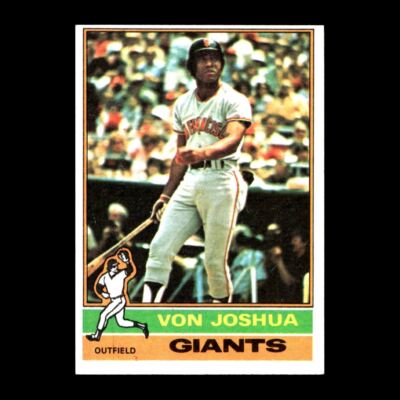 Von Joshua 1976 Topps San Francisco Giants #82 Vintage GM! | eBay