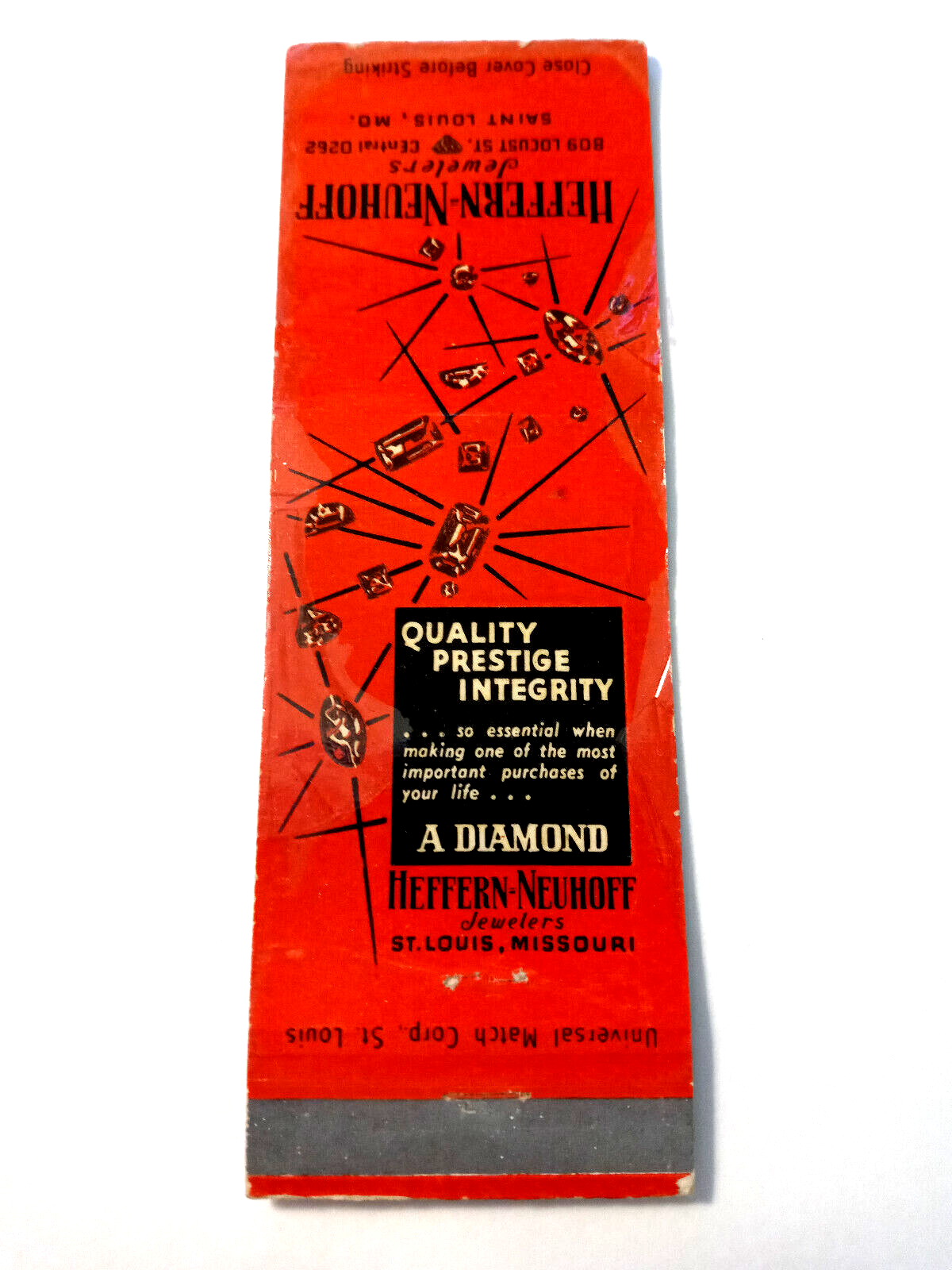 Vintage Matchbook: Heffern-Neuhoff Jewelers, St Louis, MO | eBay