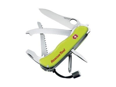 0.8623.MWN - COUTEAU SUISSE VICTORINOX RESCUE TOOL ONE HAND FLUO A ...
