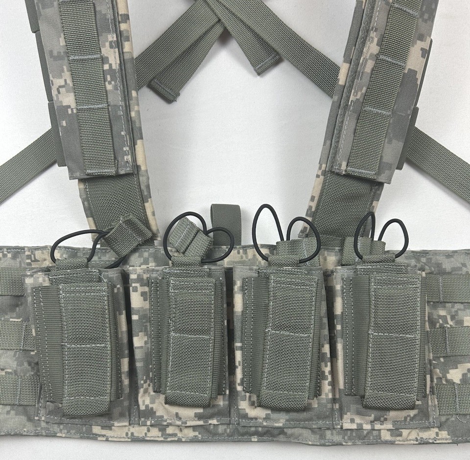 TAG Tactical Chest Rig Camo 6-Magazine Pouch Large New No Tags Military ...