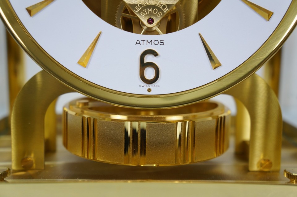 Jaeger LeCoultre Atmos 528-8 Perpetual Motion Clock & Plaque 15j Swiss ...