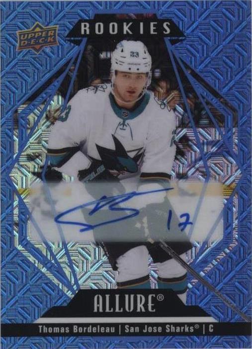 2022-23 Upper Deck Allure - Rookies Thomas Bordeleau #141 Blue Line ...