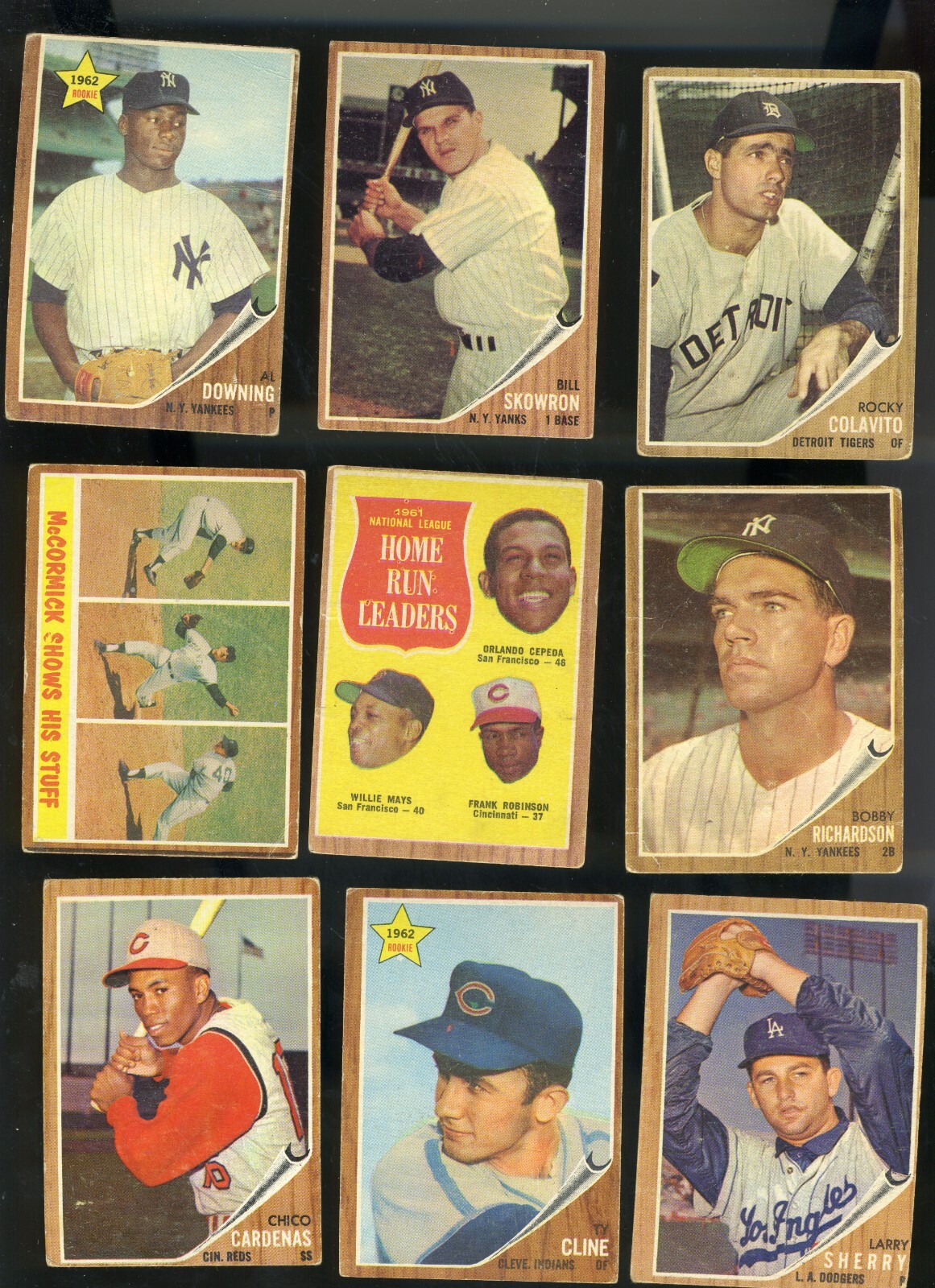 1962 Topps Basebal Card Lot (Low Grade) | eBay