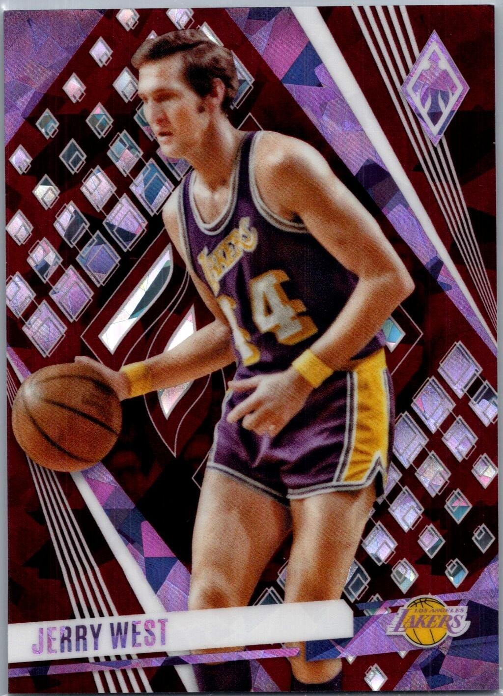 2023-24 Panini Phoenix - Jerry West #18 Maroon Ice Phoenix /275 for ...