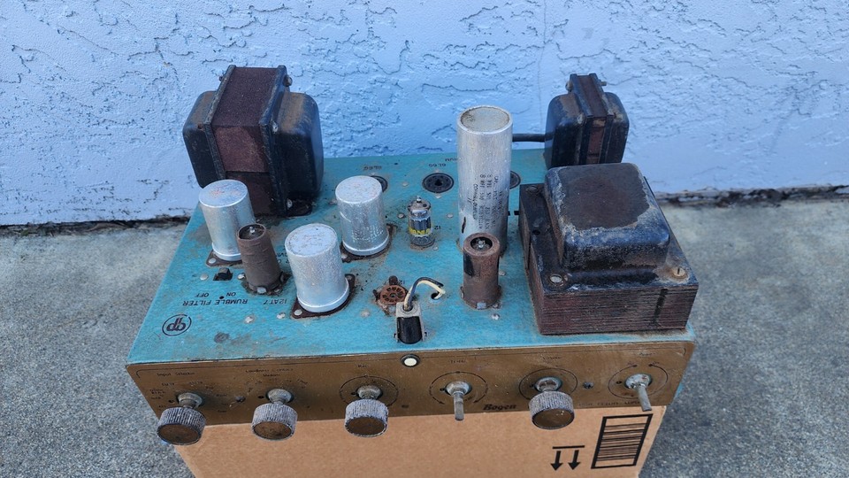 David Bogen DB20 Tube Amplifier For Parts Only | eBay