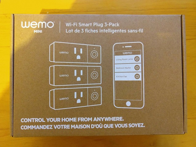 WeMo Mini Outlets & Accessories Smart Plug 3-pack Wi-fi Enabled Works ...