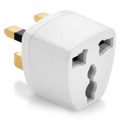 2 Pack UK Plug Adapter Type G for England Ireland London Hong Kong ...