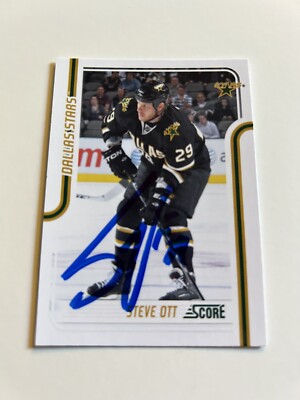 Steve Ott Signed 2011/12 Score Glossy Dallas Stars Card # 160 | eBay