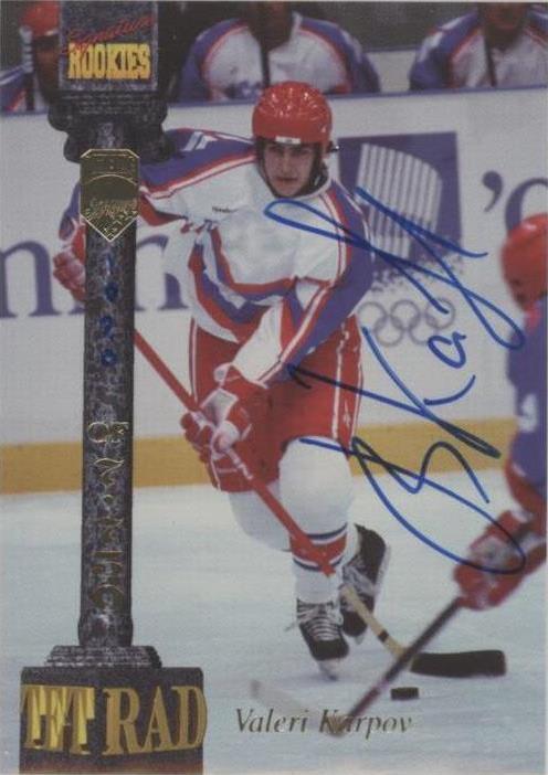 1994 Signature Rookies Tetrad - Signatures Valeri Karpov #107 /7750 (AU, RC) for sale online | eBay