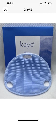 Kayo Body Scrubber Soft Sided Blue Limited Edition New In Box* | eBay