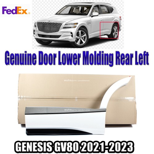 Genuine 87731T6000UYH Rear Door Lower Molding Left For GENESIS GV80 ...