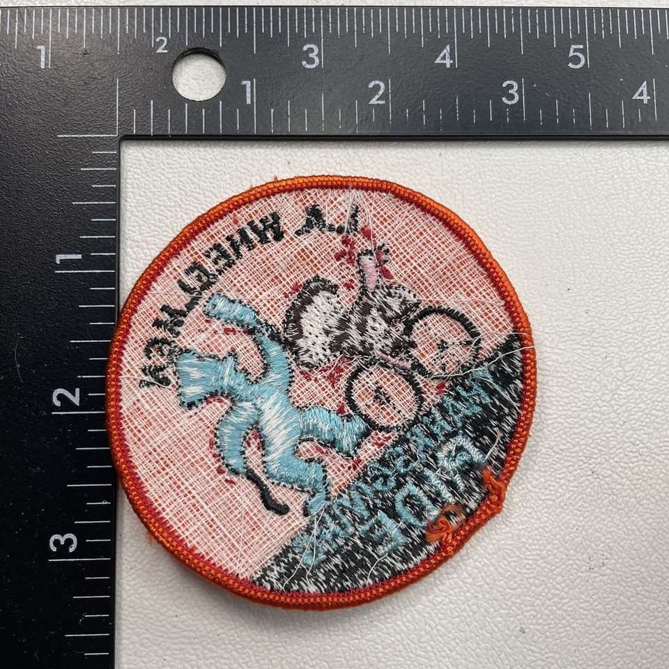 Vtg Biking Turkey LOS ANGELES WHEELMEN THANKSGIVING Bike Ride Patch ...