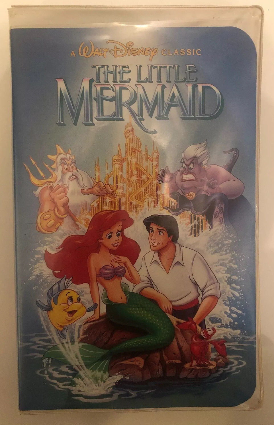 1990 THE LITTLE MERMAID VHS BLACK DIAMOND EDITION CONTROVERSIAL BANNED ...