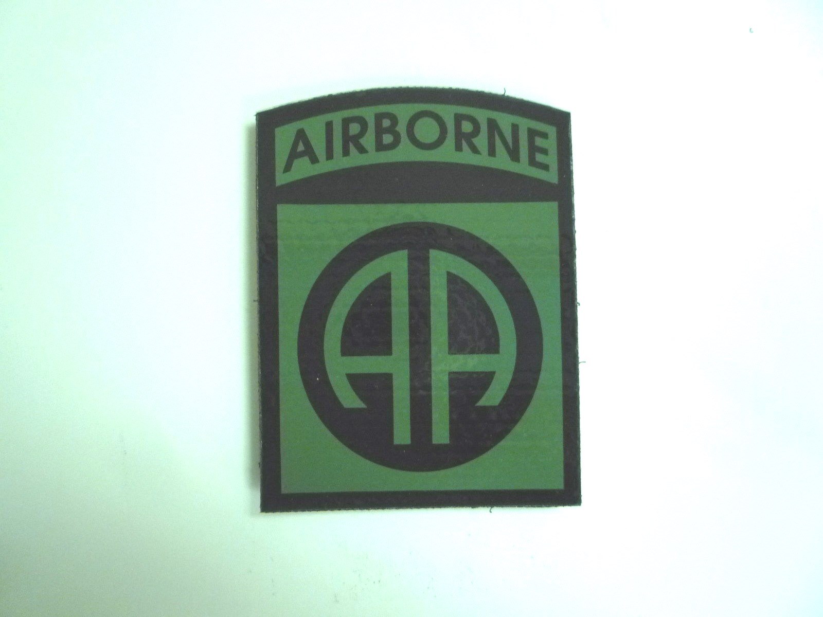 AIRBORNE AA PATCH OD GREEN+MB 2 1/2"X3 3/8" REJECT#248 W/VELCRO® BRAND ...