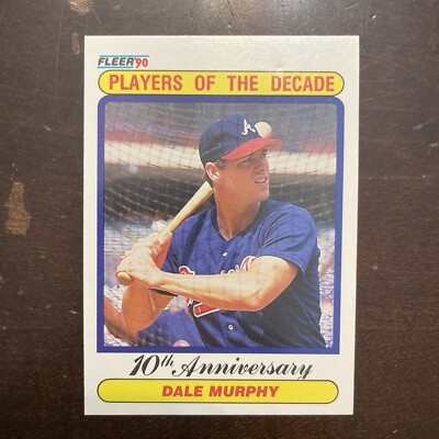 1990 Fleer Players of the Decade Dale Murphy Baseball Card #623 | eBay UK