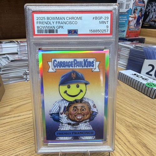 Topps 2025 Bowman Chrome Garbage Pail Kids Friendly Francisco BGP-29 ...