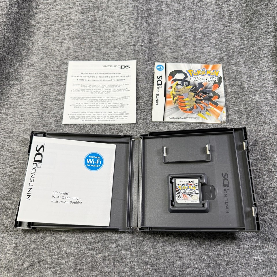 Pokemon Platinum Version Nintendo DS Game CIB E NTSC 2009 Nintendo RPG ...