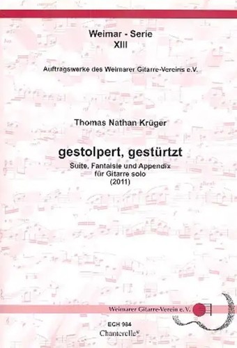 Gestolpert gestürtzt für Gitarre | Suite, Fantaisie und Appendix ...