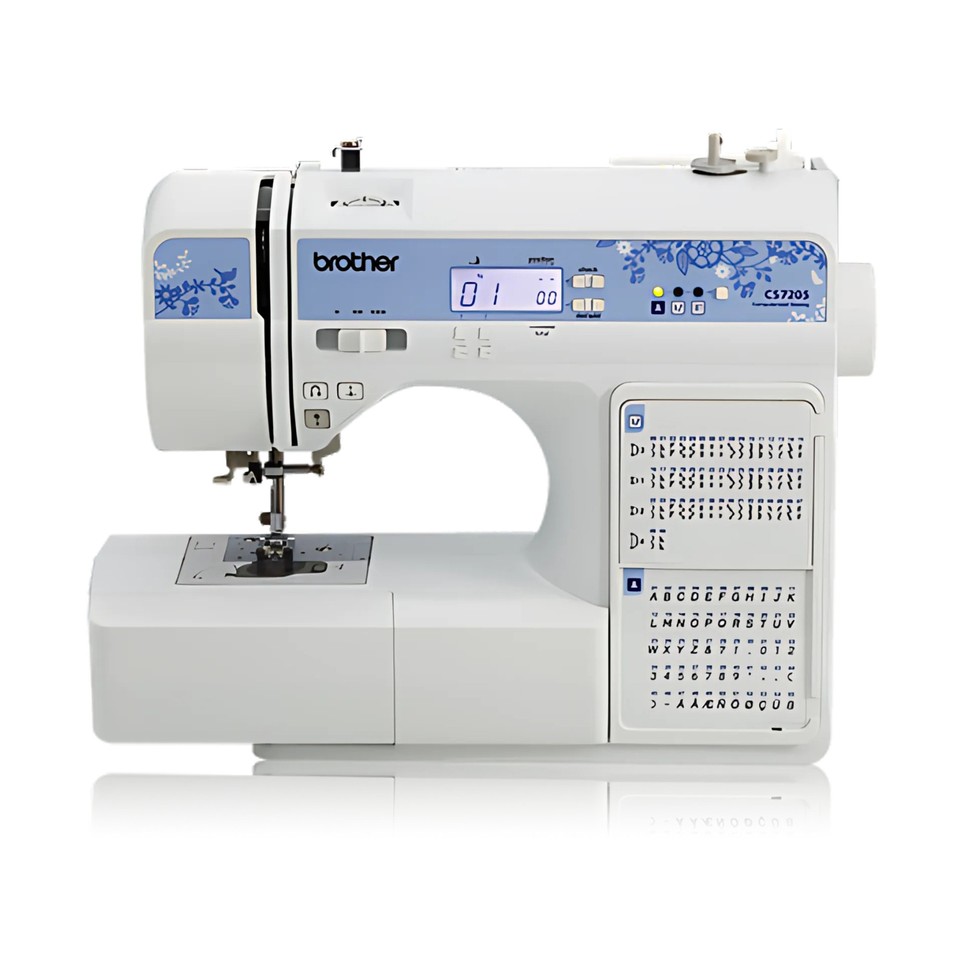 Brother CS7205 Computerized Sewing Machine Wide Table 205 Stitches ...