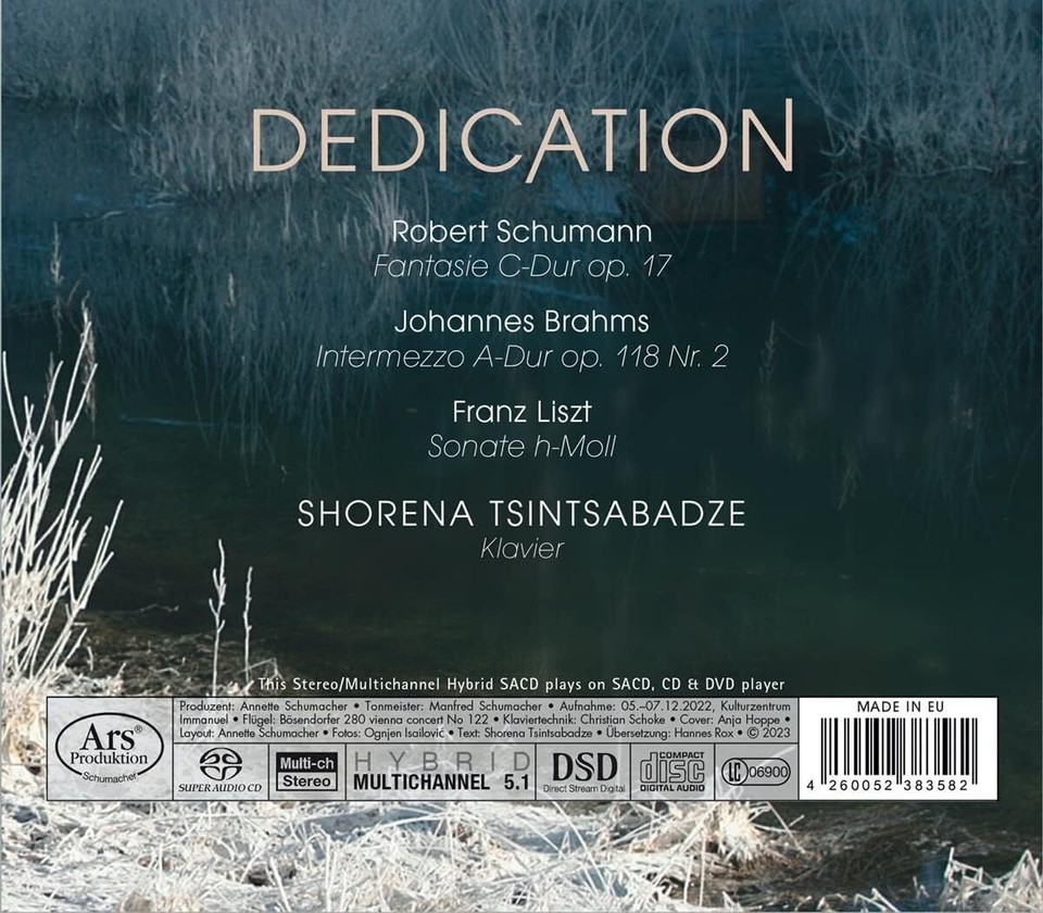 Robert Schumann Schumann/Brahms/Liszt: Dedication (CD) (UK IMPORT ...