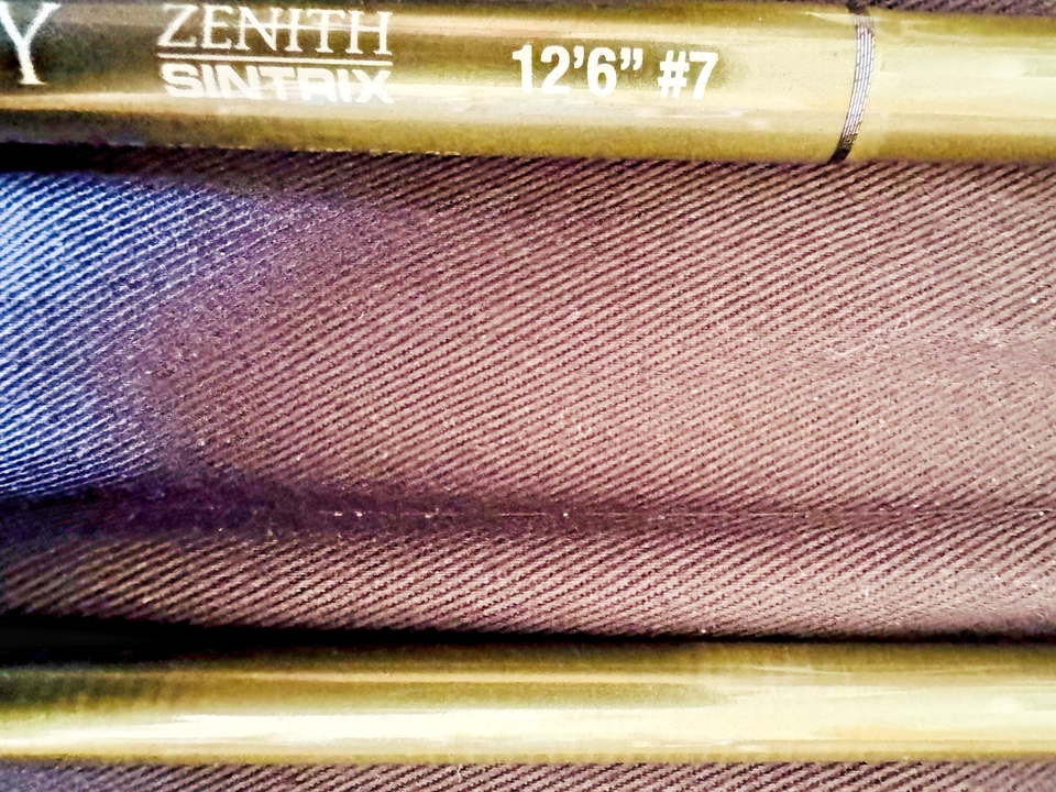 Hardy Zenith W Sintrix 12 Foot 6" #7 DH 4 Piece Salmon Fly Rod with ...