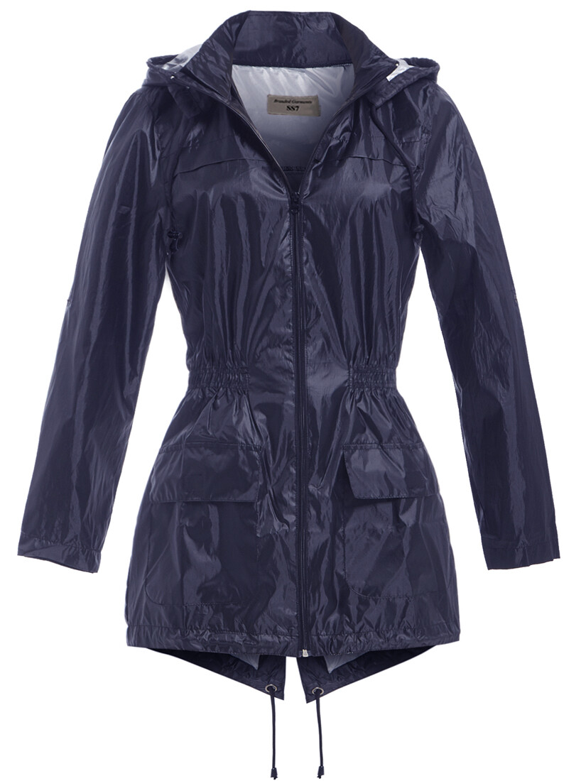NEW RAIN MAC Ladies PARKA Shower Womens Festival RAINCOAT Size 8 10 12 ...