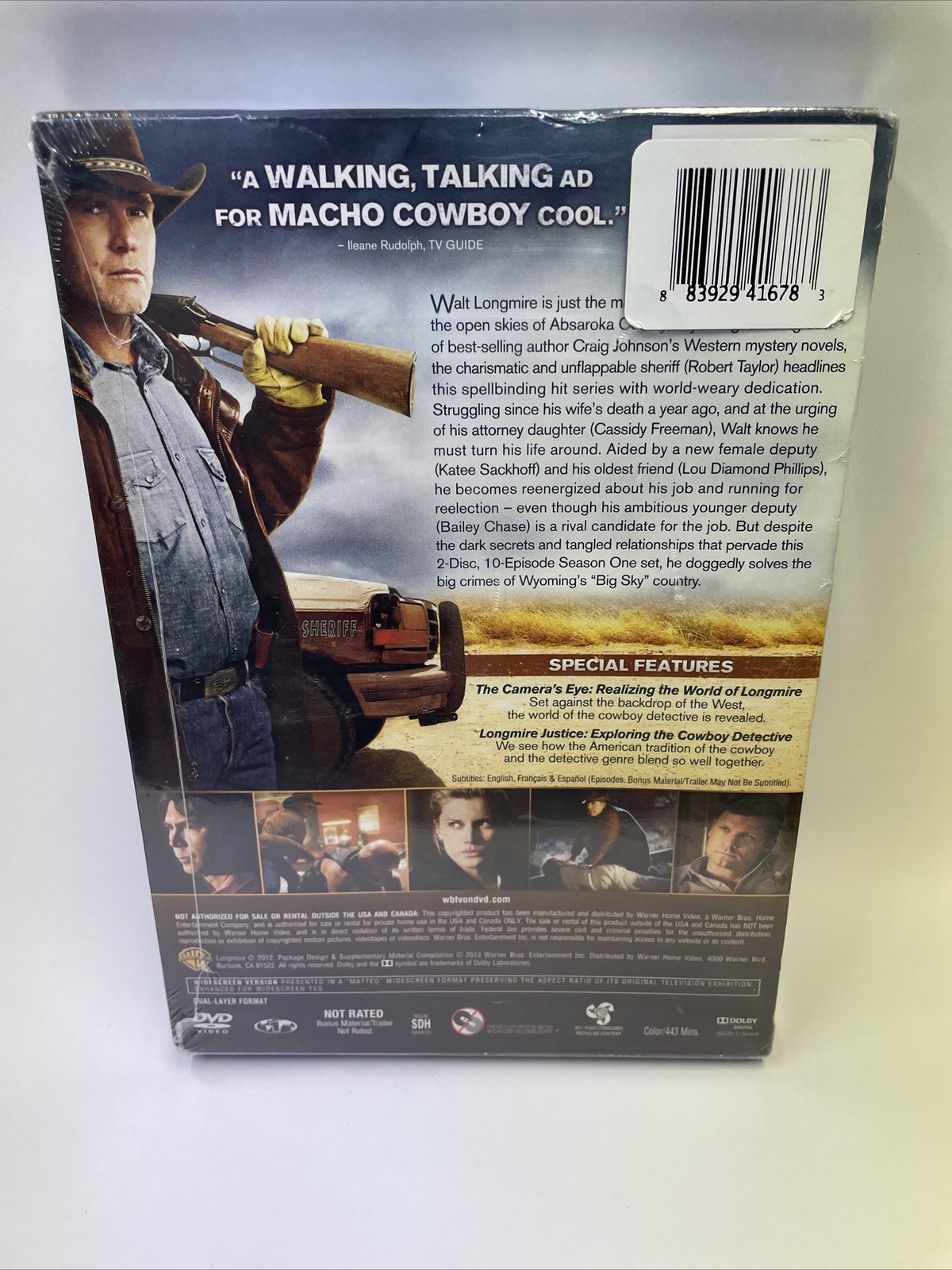 Longmire: The Complete First Season (DVD, 2013, 2-Disc Set) for sale ...