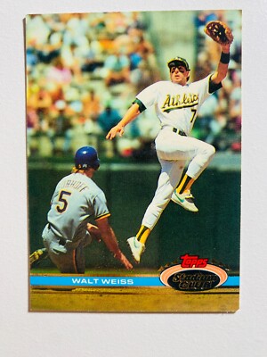 1991 TOPPS STADIUM CLUB #49 WALT WEISS NM-MT MLB BASEBALL CARD | eBay