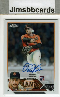 2023 Topps Chrome David Villar RC Auto Please Read | eBay