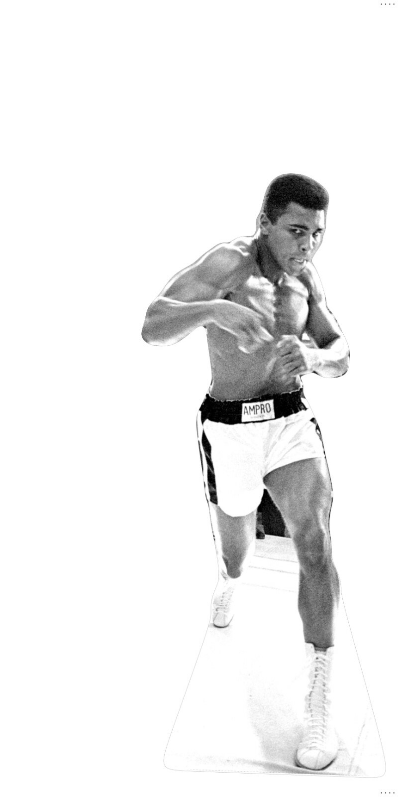 Muhammad Ali The Greatest 73' Tall Life | Grelly UK