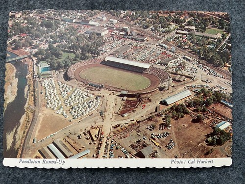 Pendleton Round Up Rodeo Grounds and Indian Village Vintage Postcard | eBay