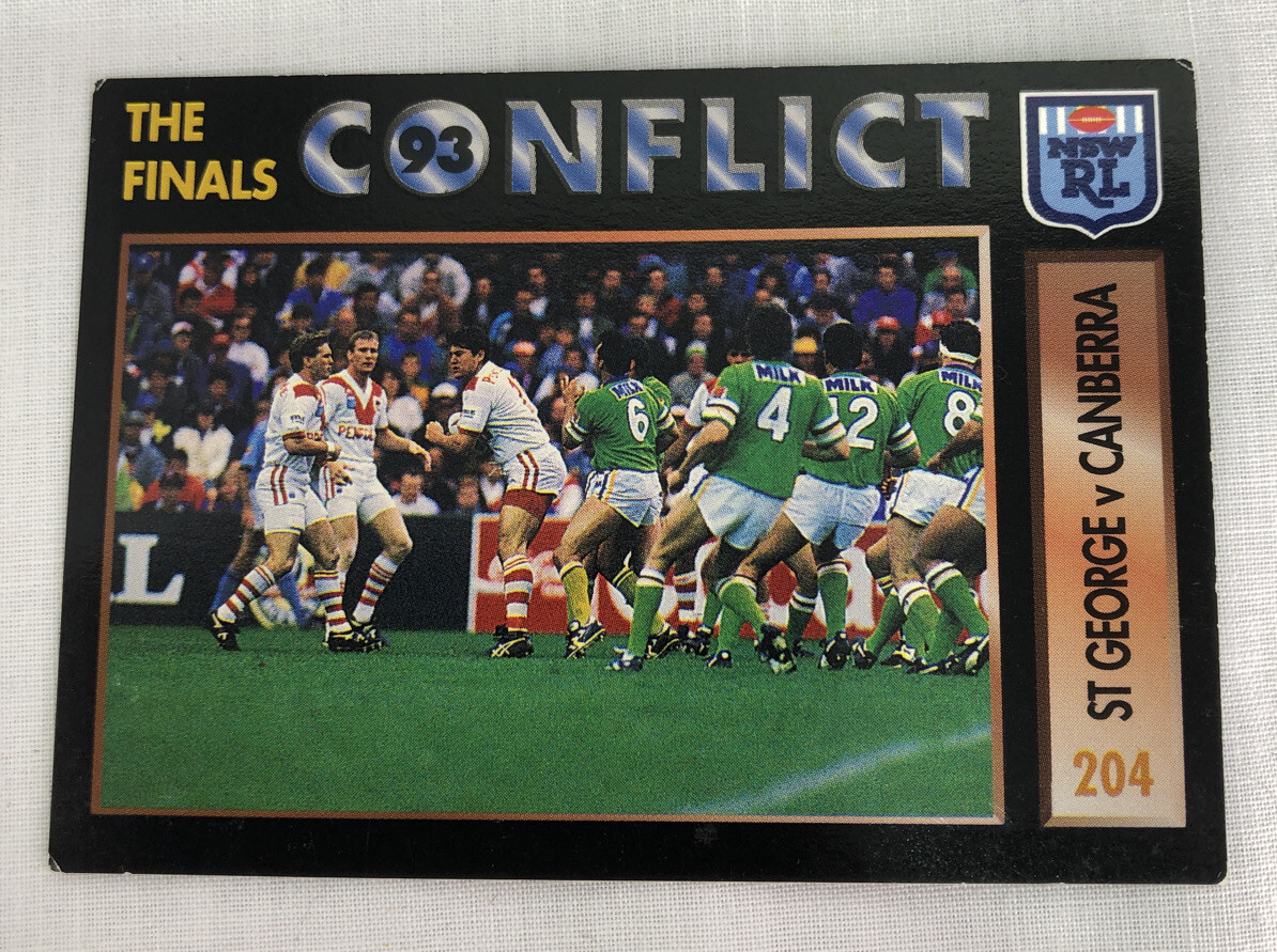 NRL Rugby League Trading Card Complete Your Set Dynamic 1994 Series 1 ...
