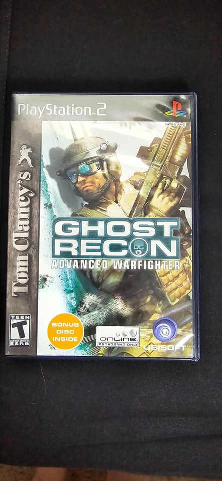 Tom Clancy's Ghost Recon: Advanced Warfighter (PS2, 2006) CIB TESTED ...