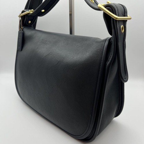 Vintage Coach 9951 Patricia Legacy Shoulder Bag Black Leather | eBay