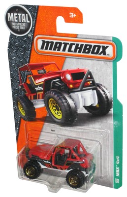 Matchbox MBX 4x4 (2016) Mattel Red Toy Car 105/125 | eBay