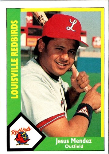 1990 CMC Jesus Mendez #118 Louisville Redbirds Baseball Card | eBay UK