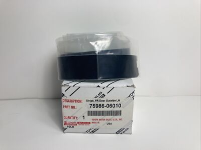 Genuine OEM Toyota 75986-06010 Driver Front Door Blackout Stripe 2007 ...