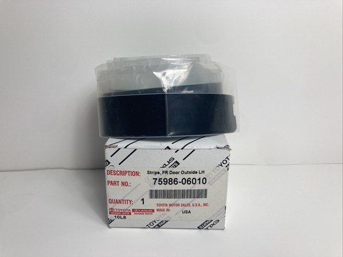 Genuine OEM Toyota 75986-06010 Driver Front Door Blackout Stripe 2007 ...