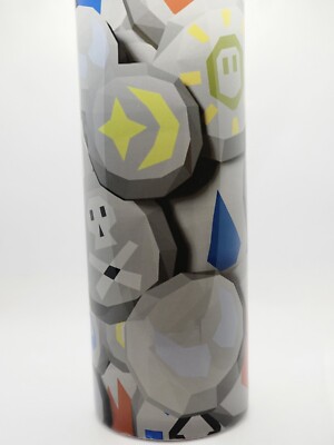 20oz skinny tumbler OSRS Runes Design - Fully Sublimated - Includes ...