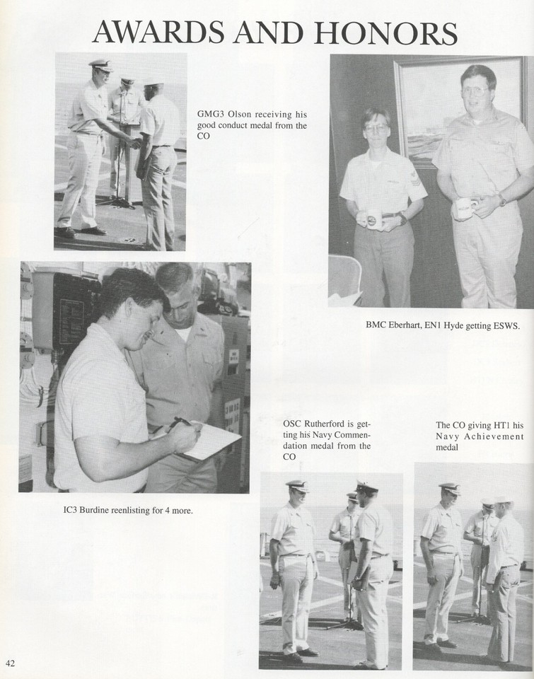 USS BUTTE AE-27 MEDITERRANEAN DEPLOYMENT CRUISE BOOK YEAR LOG 1993-94 ...