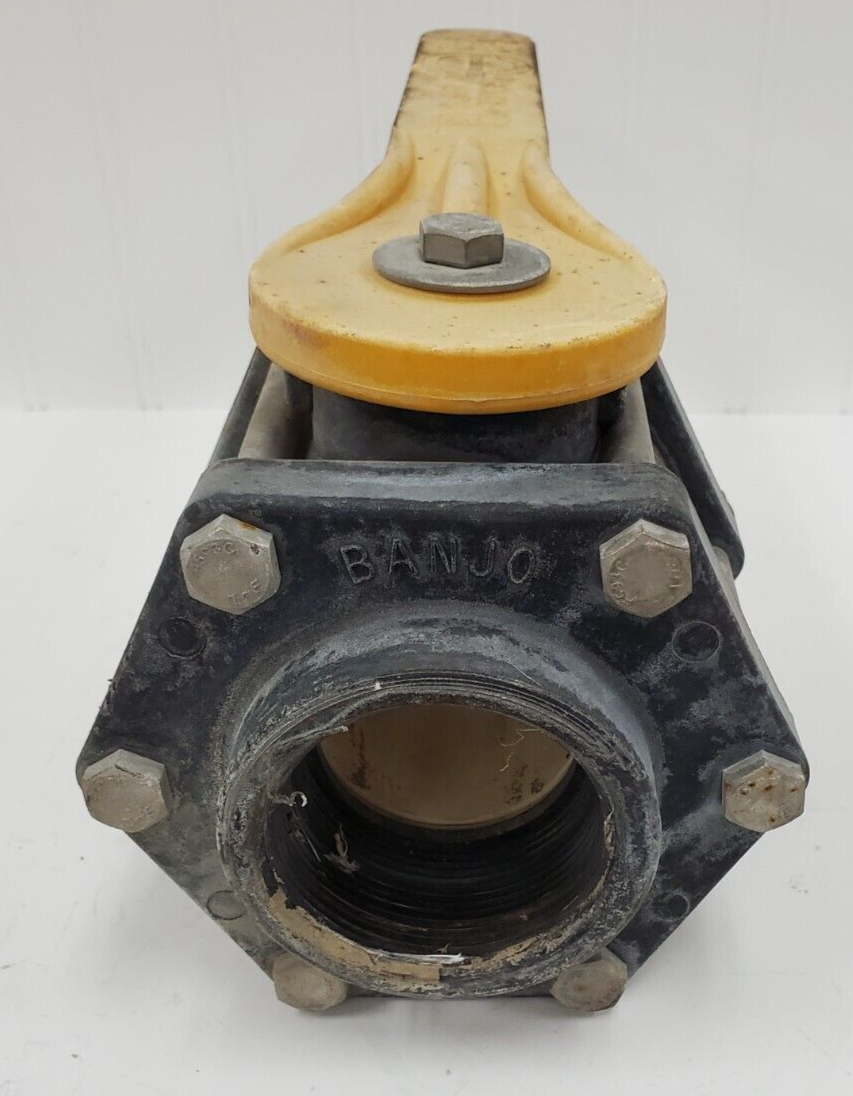 BANJO 2" NPT BALL VALVE SS BOLTS VL1001 VITON TYPE SEALS 150PSI MAX ...