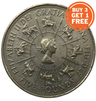 £5 FIVE POUND COINS - GREAT BRITAIN - CHOICE OF DATE FROM 1990 ONWARDS ...