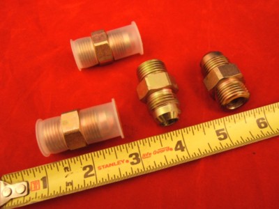 1/2" Male Flare x 1/2" BSPP Male O Ring Boss -Tube to Male Threaded ...