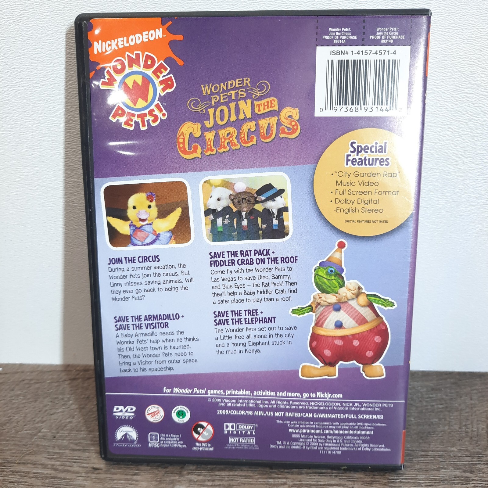 Wonder Pets: Join The Circus Dvd 97368931442 | eBay